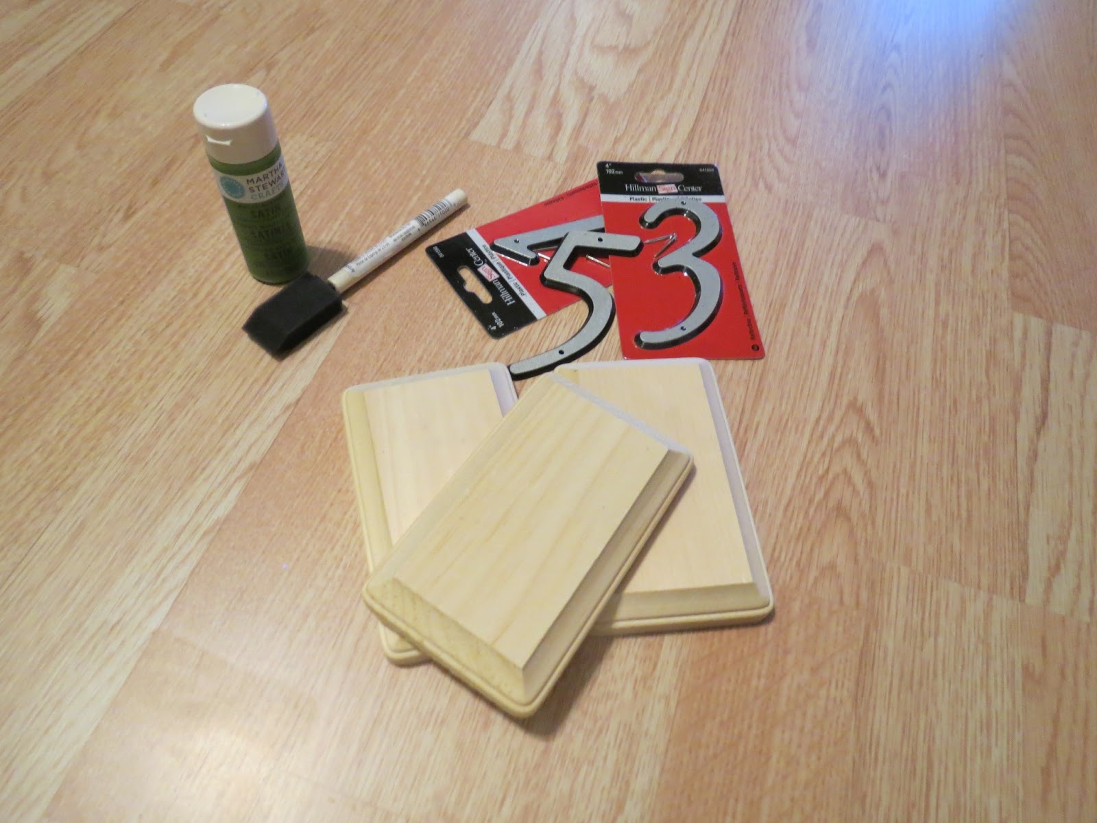 Your Life: Embellished: Easy Breezy DIY House Numbers