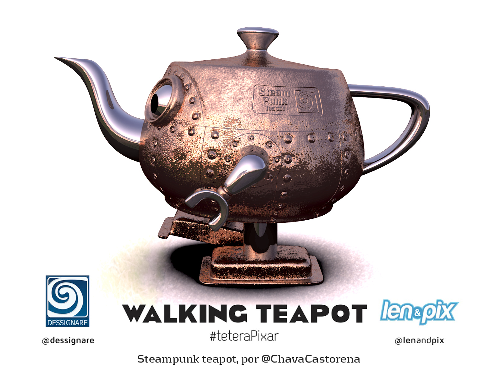 Resultados del concurso Atrapa la Walking Teapot 2012 con @Lenandpix y ...