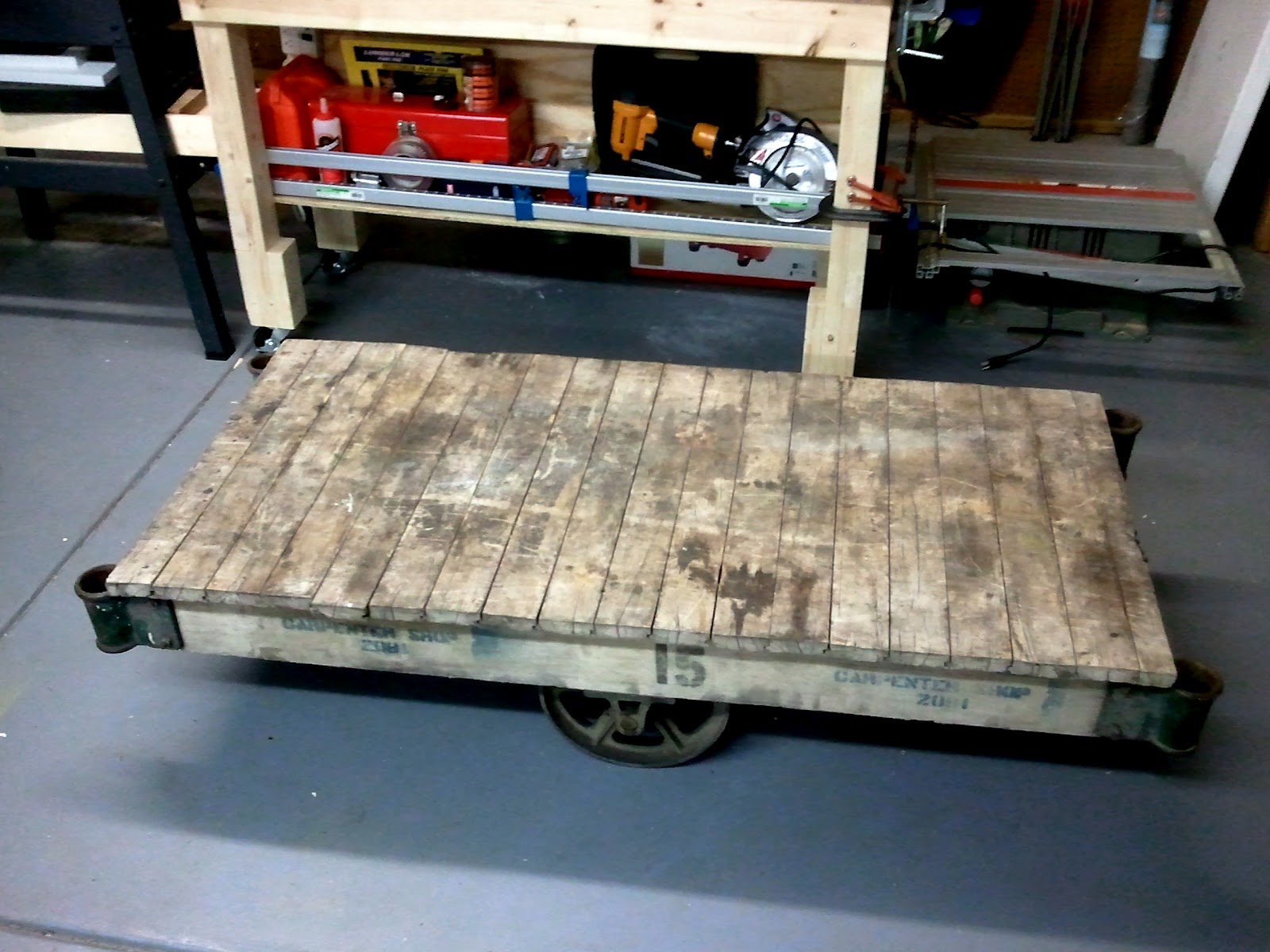 Boomtown, USA: Jumping to the present: Turning a factory cart into a ...