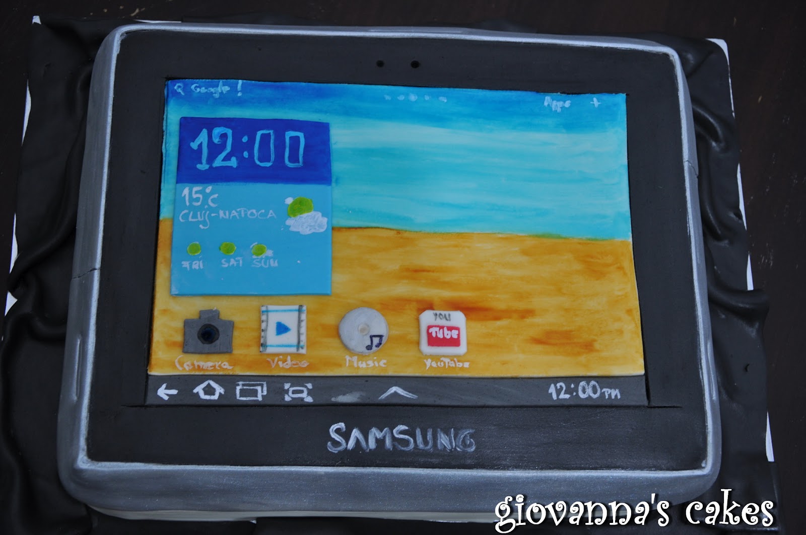 giovanna's cakes: Samsung Galaxy Tab cake