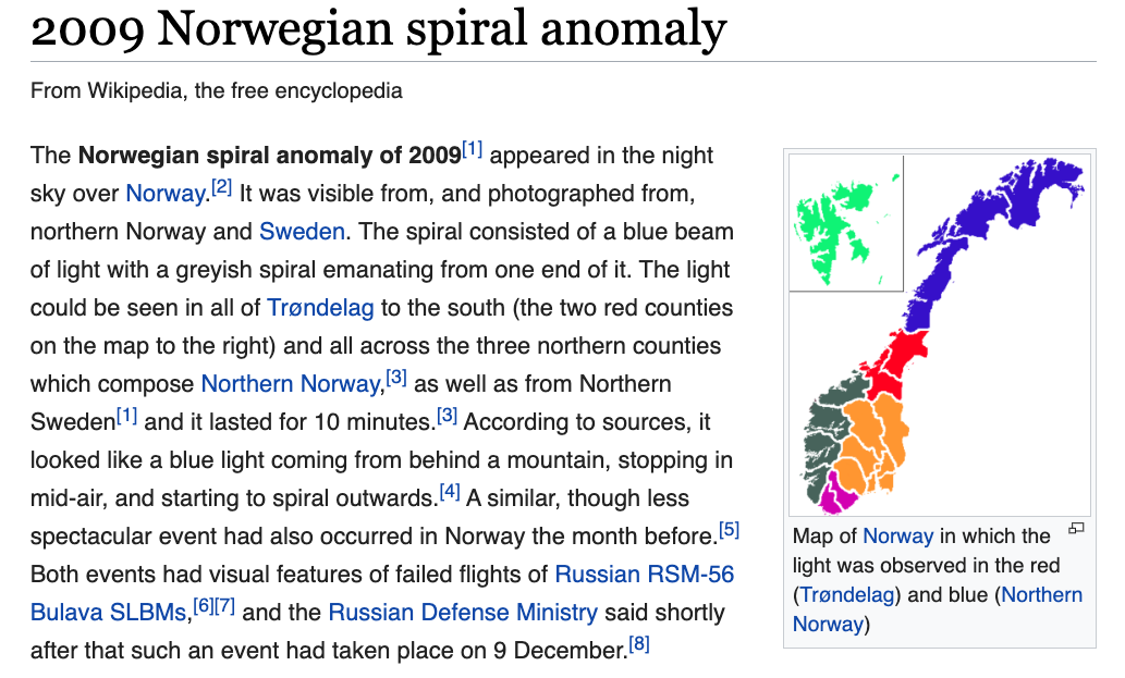 The Norway Spiral