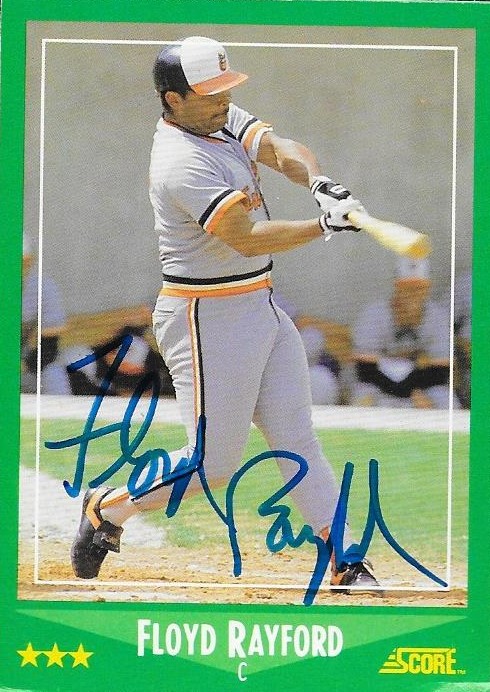 foul bunt: TTM Success - Floyd Rayford