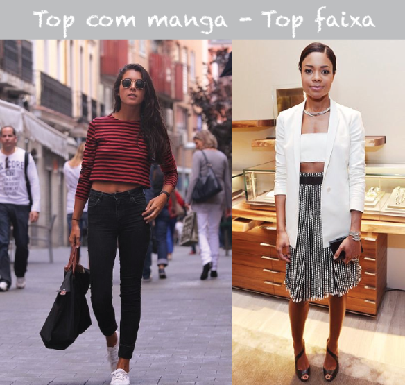 girl's style: 8 MODELOS DE TOP CROPPED