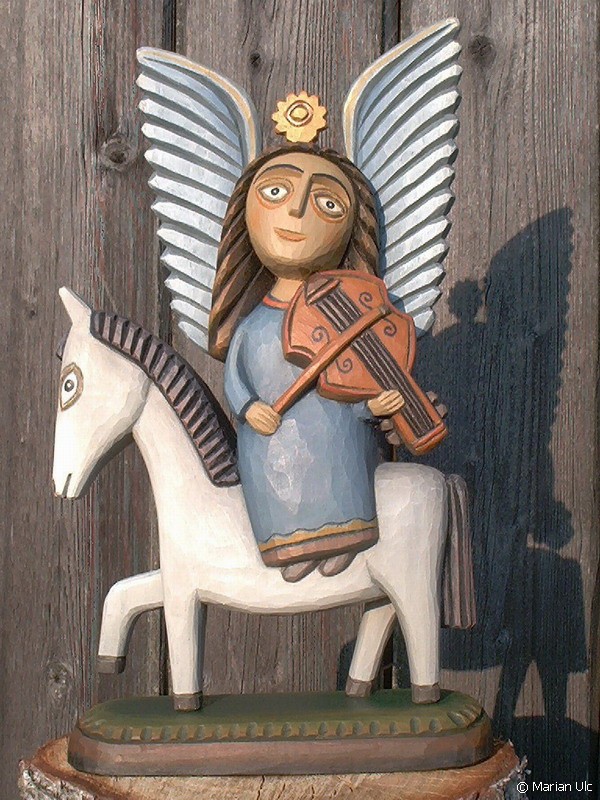 POLSKA WIRTUALNA: Marian Ulc. Rzeźba ludowa.