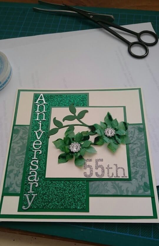 MerryMade Cards Crafts 55th Wedding Anniversary merrymade-cards-crafts-55th-wedding-anniversary
