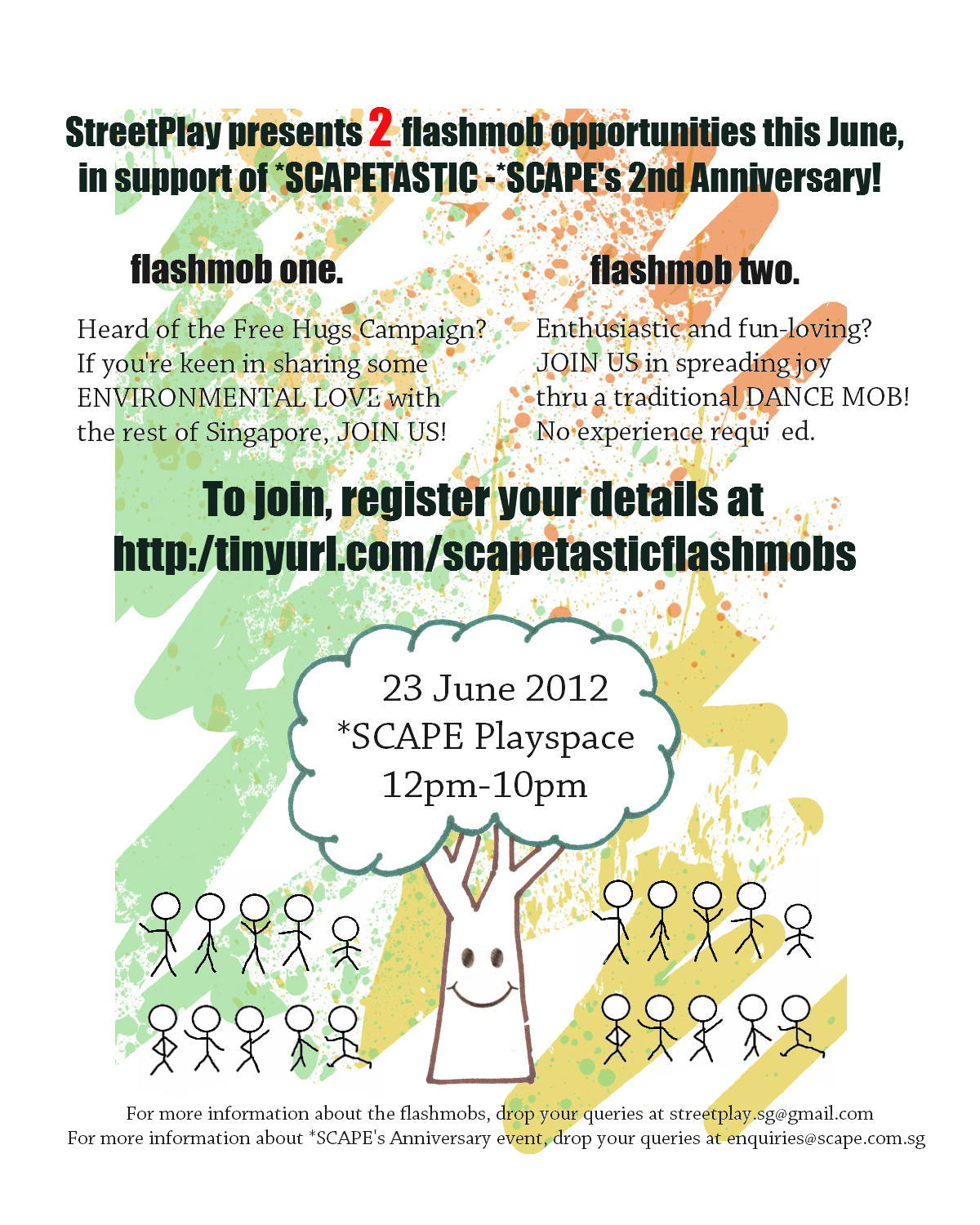 STREETPLAY THE FLASHMOB CONTINGENT: Flashmob Posters~