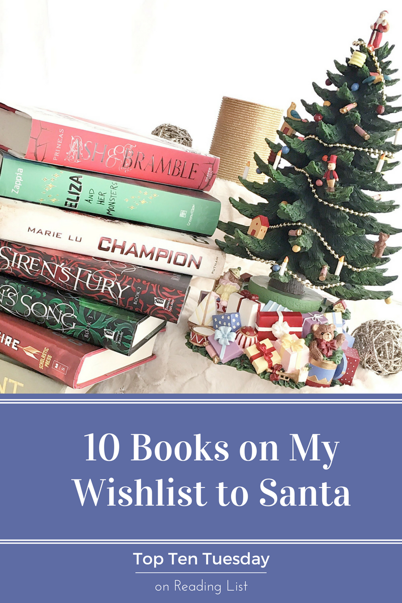 10 Books on My Wish List for Santa - Reading List