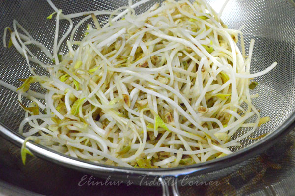 Elinluv's Tidbits Corner: Mung bean sprout side dish (Sukjunamul-muchim ...