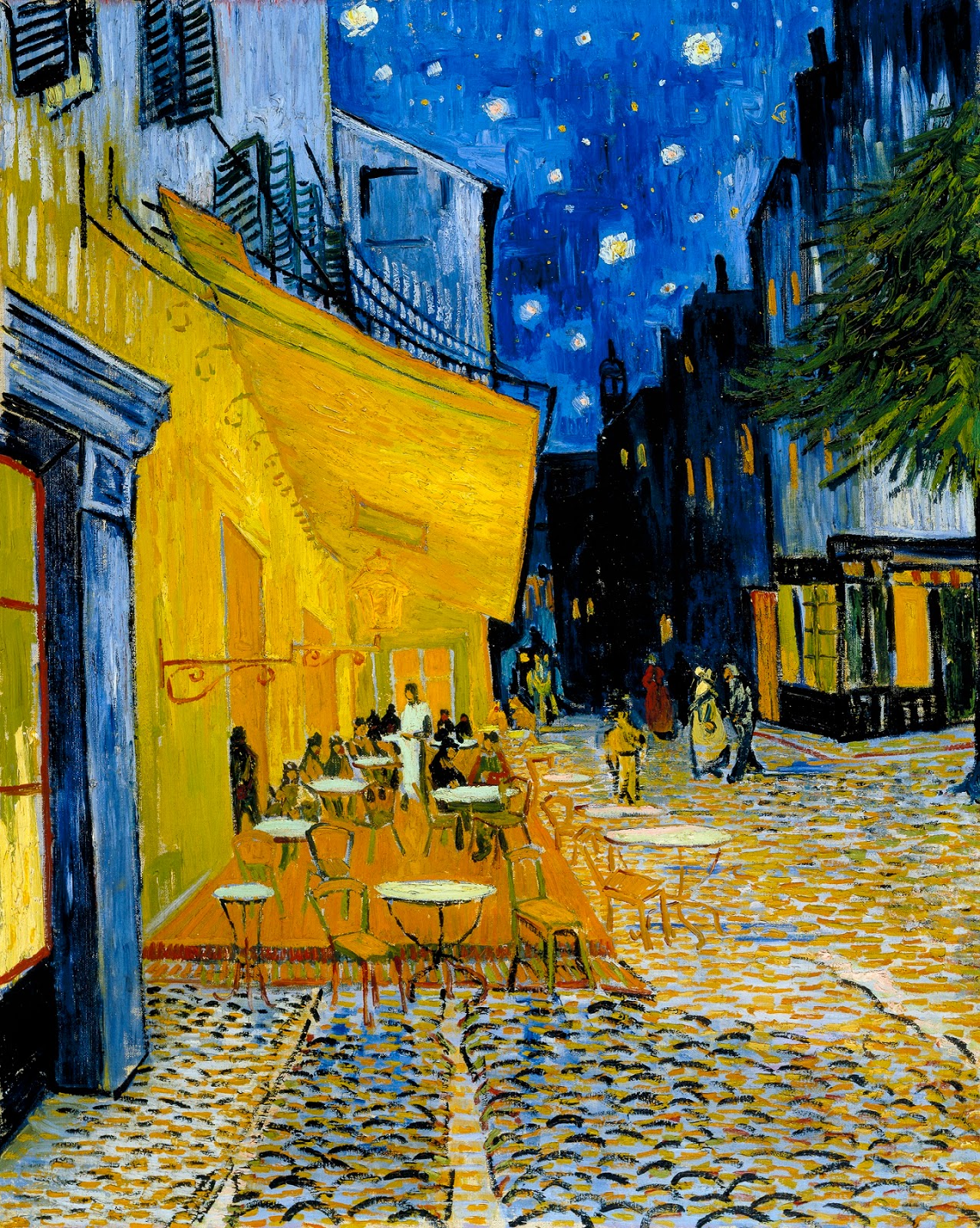 Vincent van Gogh: "Terraza de café por la noche, Place du Forum, Arlés ...