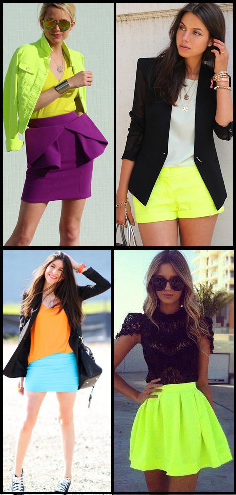 A moda é neon!! | Miscelânea da moda
