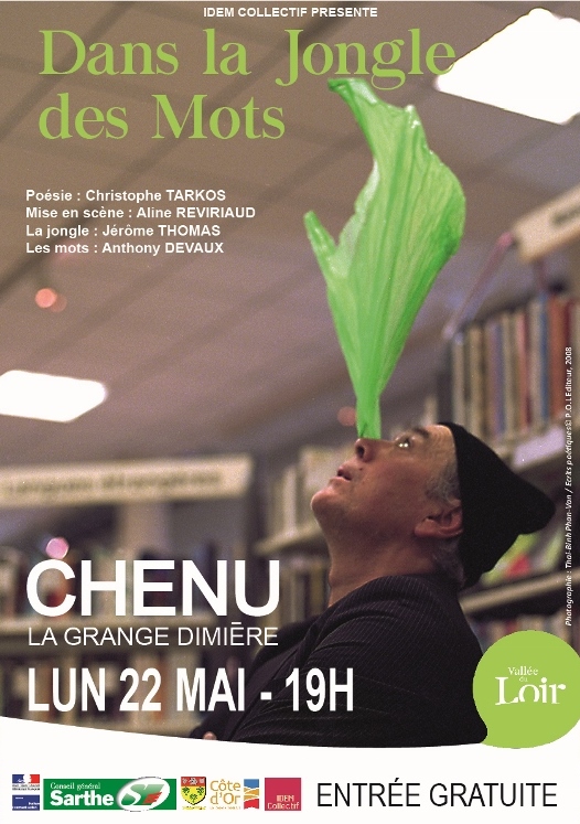 chenu: Jérôme Thomas à Chenu le 22 mai à 19h " Dans la jongle des mots"