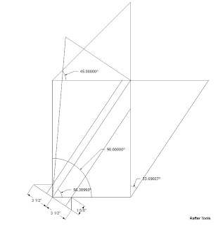 Roof Framing Geometry: Hip Rafter Roof Plane Alignment