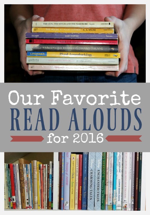 The Unlikely Homeschool: Our Favorite Read Alouds for 2016