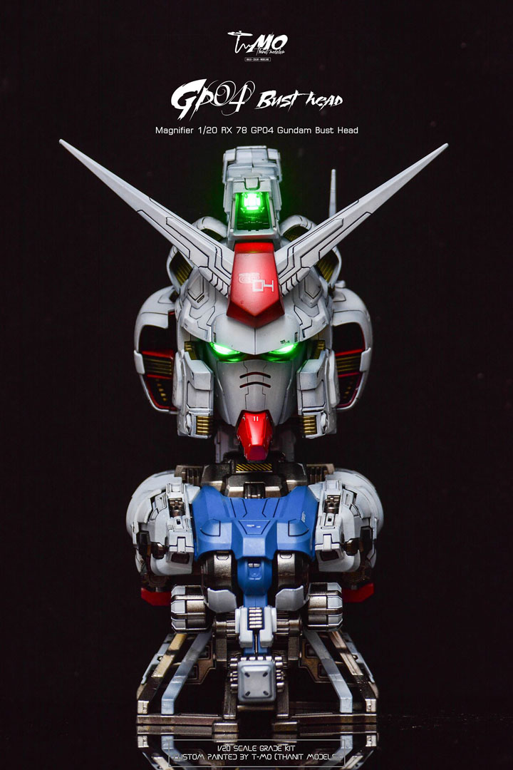 MC Gundam: Magnifier 1 20 RX 78 GP04 Gundam Bust Head