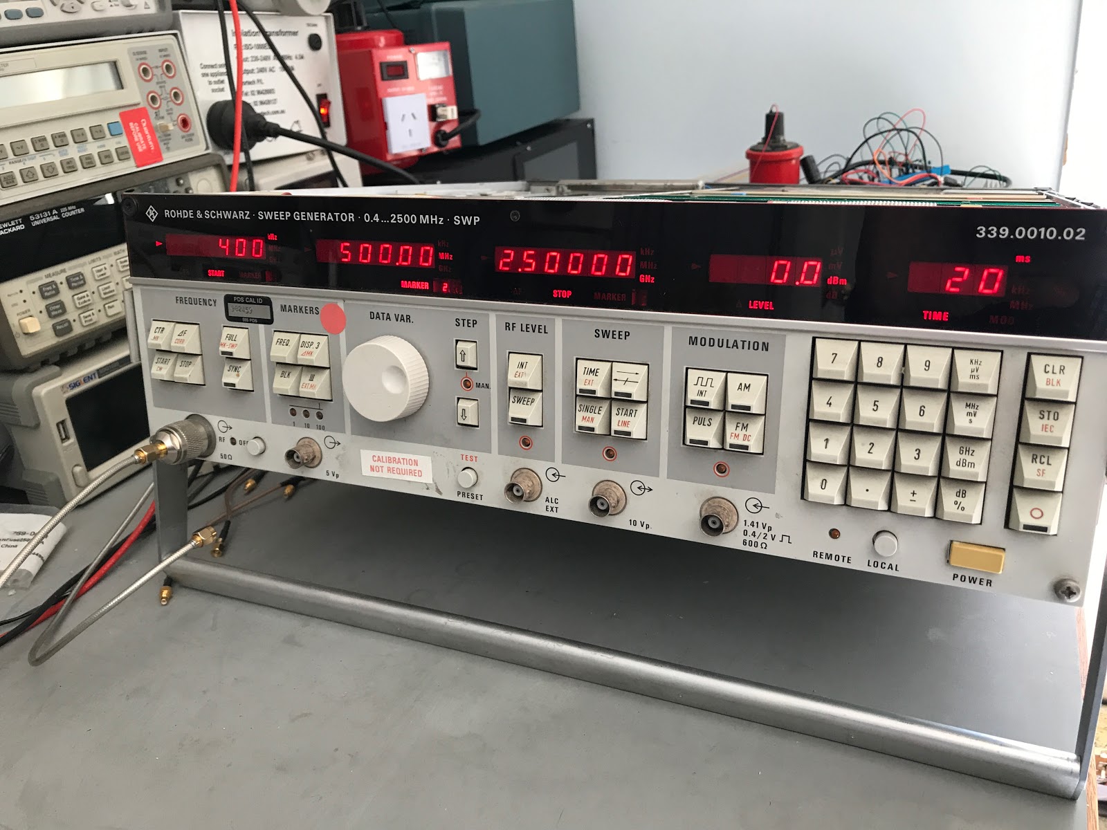 Musings of a WAHZ: Rohde & Schwarz SWP.339.0010.02