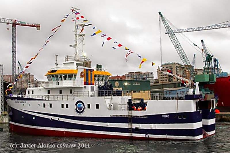 Fotos y videos de buques en Vigo: El oceanográfico 'Ramón Margalef ...