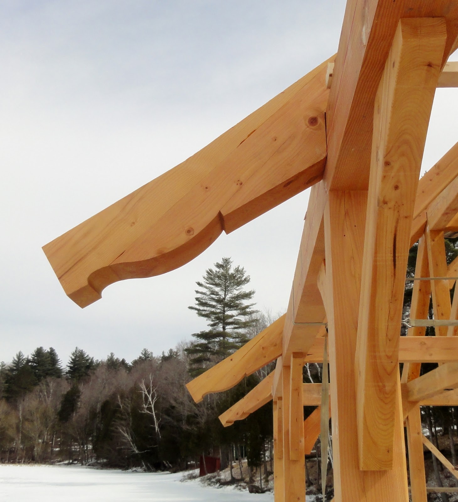 Timber Frame Design: Pretty Boat House