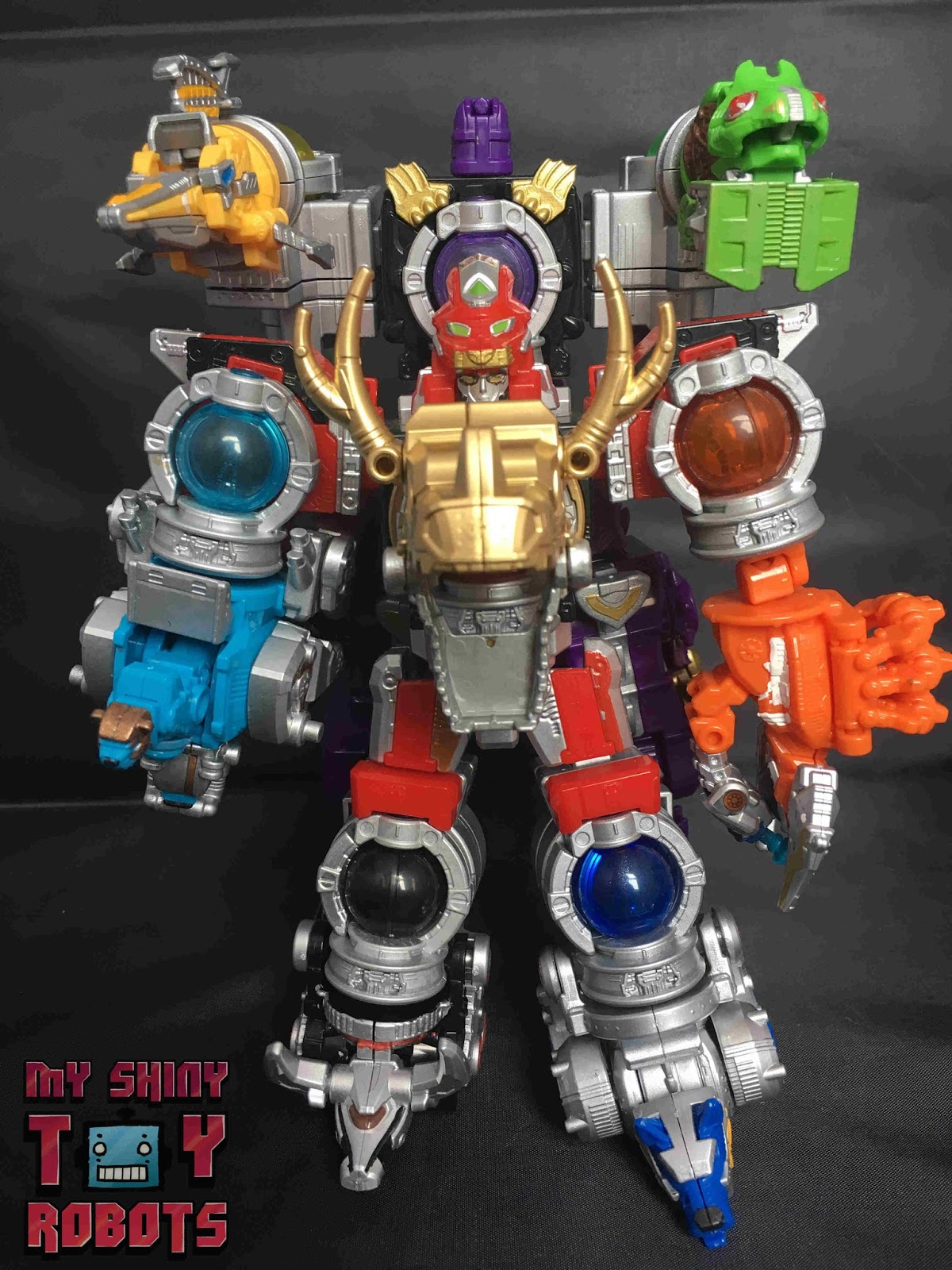 My Shiny Toy Robots: Toybox REVIEW: Uchu Sentai Kyuranger Minipla RyuTeiOh