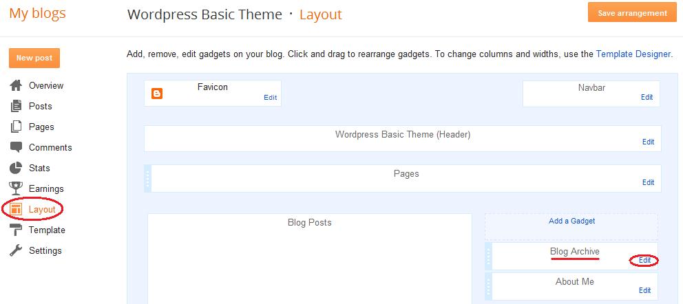 Wordpress Theme for Blogger - Part 3 (Final) - Blogger Tips Pro