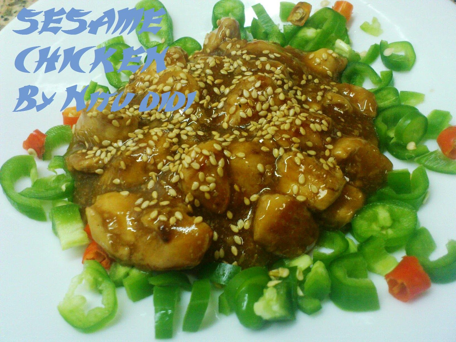 NITU Y ADELA: POLLO AL SESAMO Y JEREZ