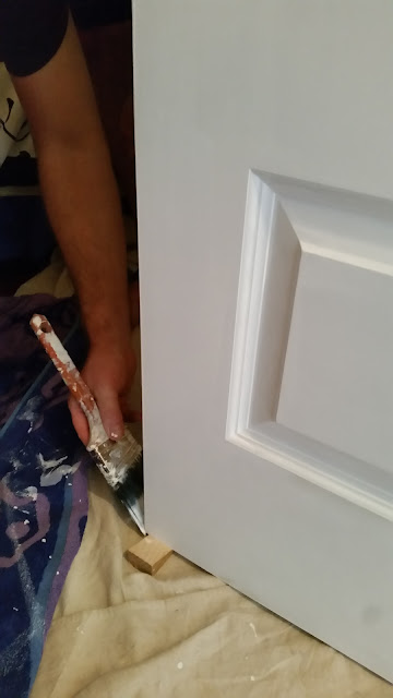 Jarrah Jungle: Painting Door Frames + Internal Doors With Dulux Paint
