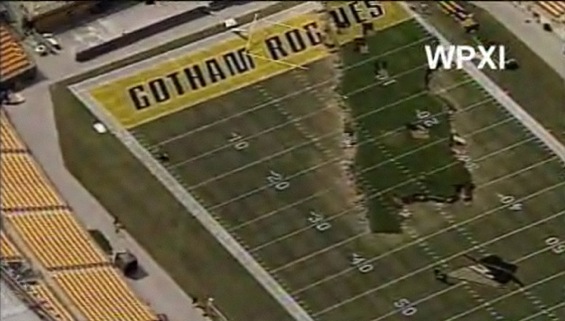 The Closet Geek: Pittsburgh Steelers Filmed in The Dark Knight Rises