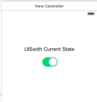 UISwitch example in swift ios8 - iOS and Android Learning