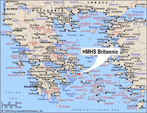 Dr Samuel Banda: HMHS Britannic: El Gigante que no pudo ser