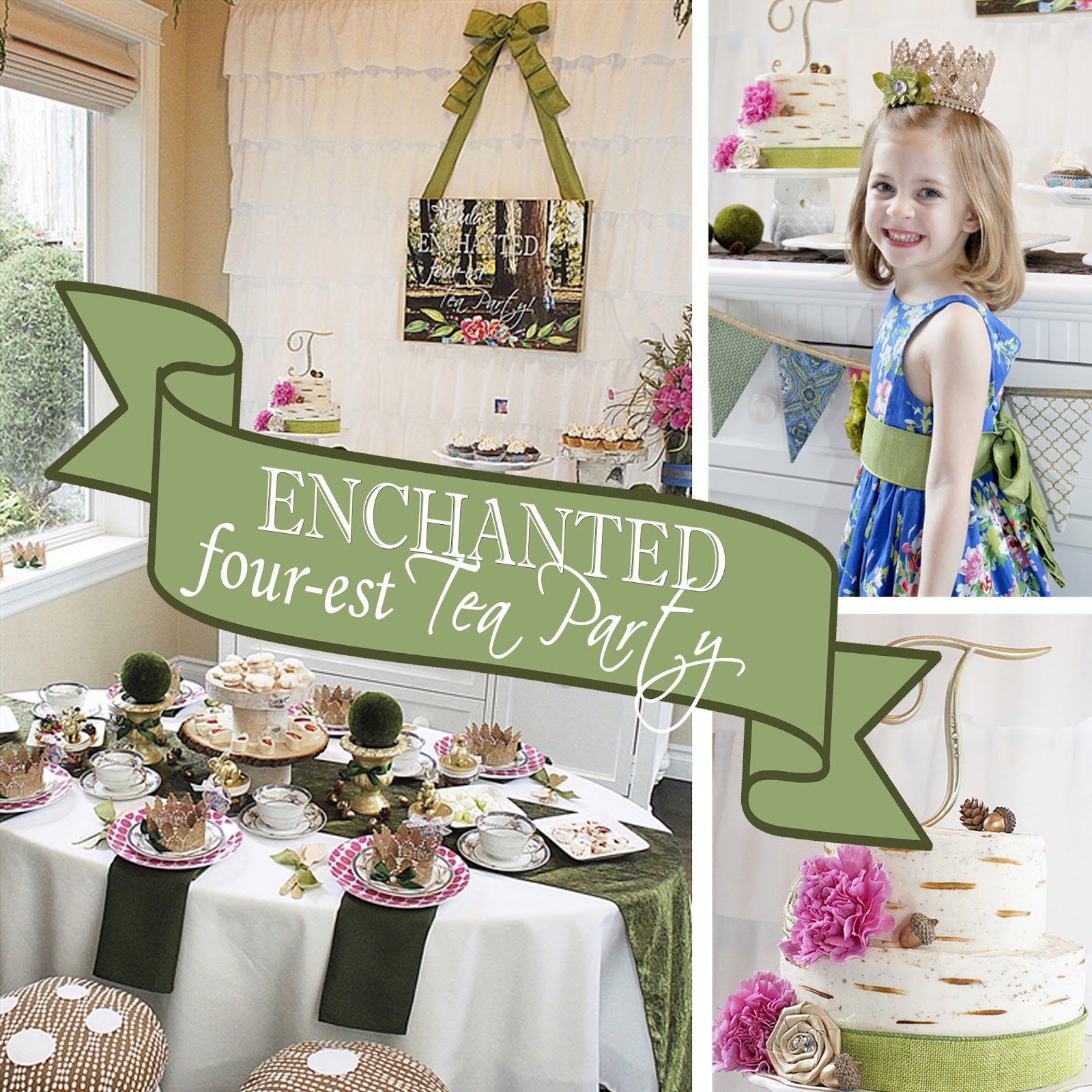 A Lovely Design: Enchanted Four-est Tea Party!