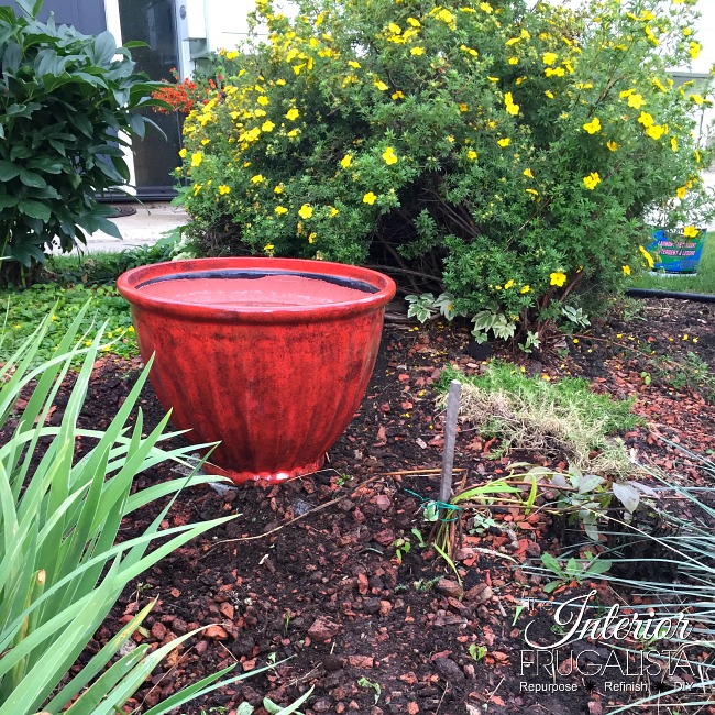 Solar Plant Pot Water Fountain In Under 15 Minutes - Interior Frugalista