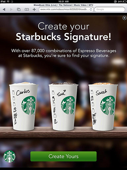 LA101H e-Portfolio: Starbucks: Promoting Individualism One Cup at a Time