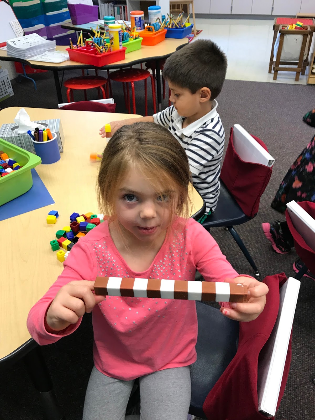 Mrs. Kurt's All Star Kindergarten Blog: Building and Labeling Patterns