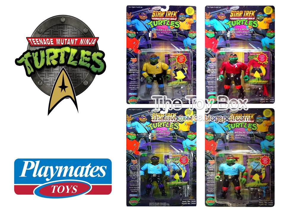 The Toy Box: Star Trek: Teenage Mutant Ninja Turtles (Playmates Toys)