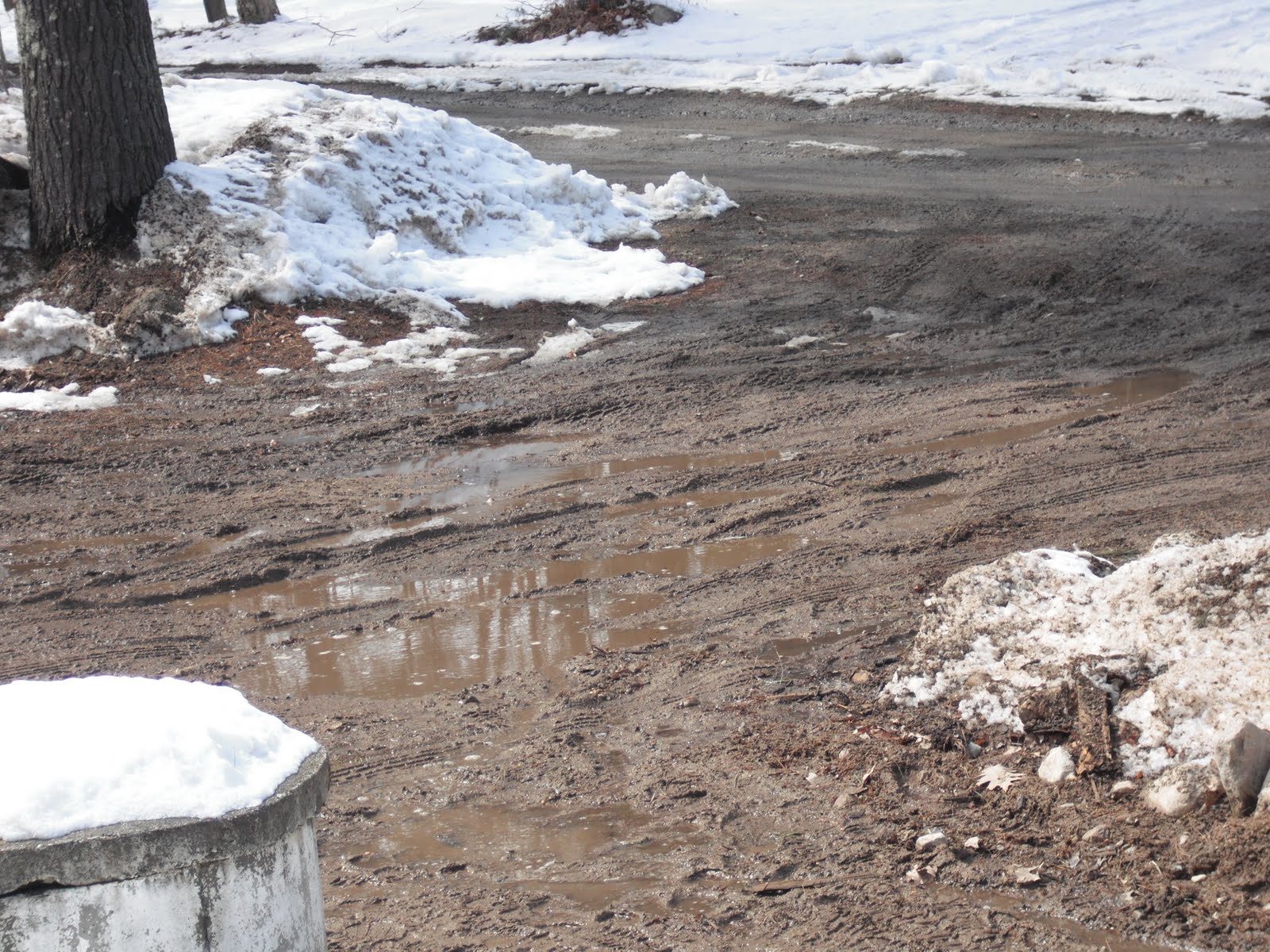 Little Cottage in the Country: Frost Heaves,Snow,and Mud Season...It's ...