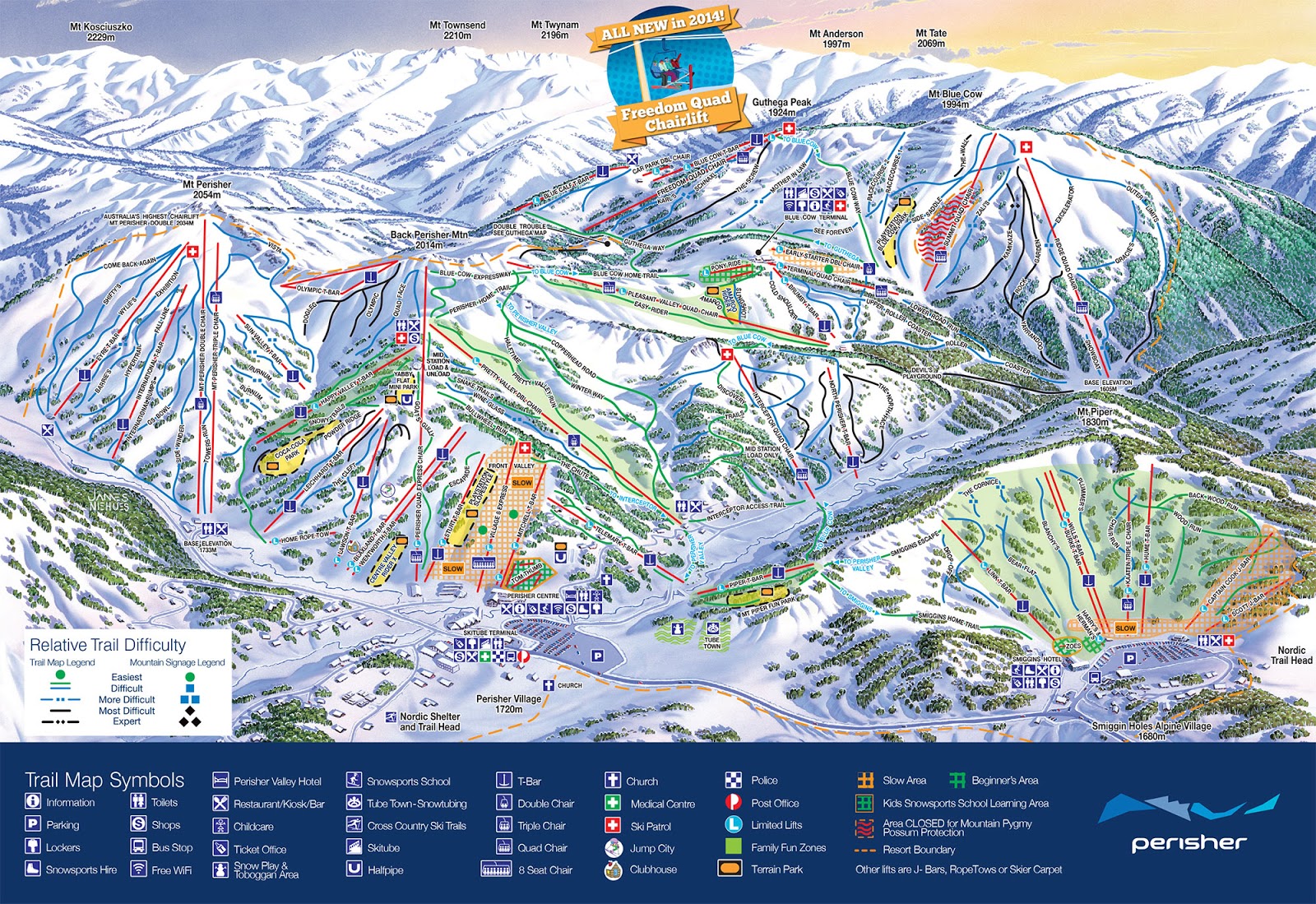 南半球最大的雪場-澳州Perisher雪場