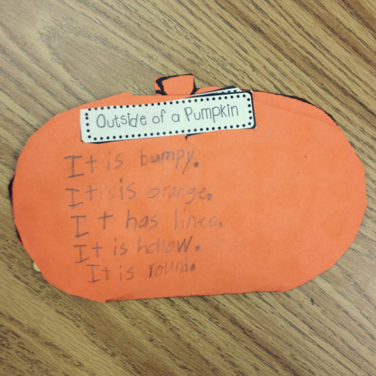 Simply Second Grade: Hello, October! Pumpkin Fun + a FREEBIE