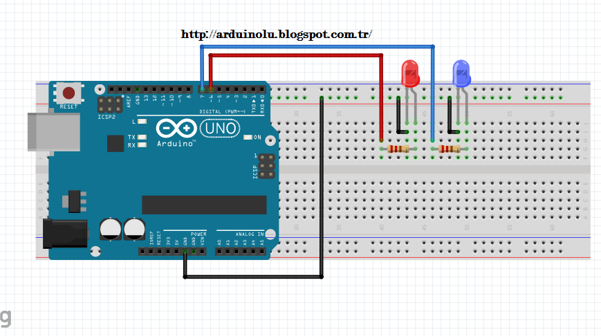 Arduino İle Polis Çakar Projesi - Arduino
