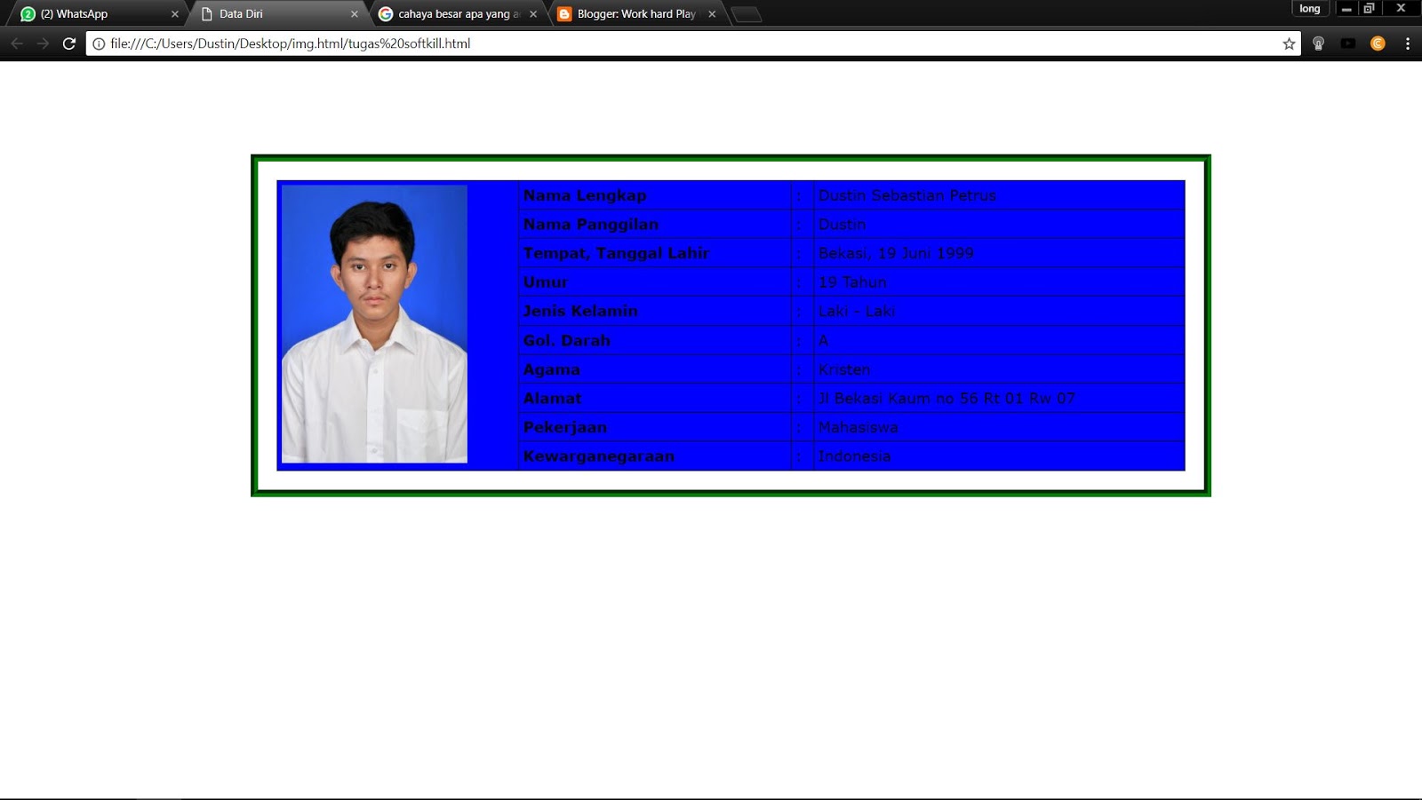 Tugas Softskill Membuat Web Offline
