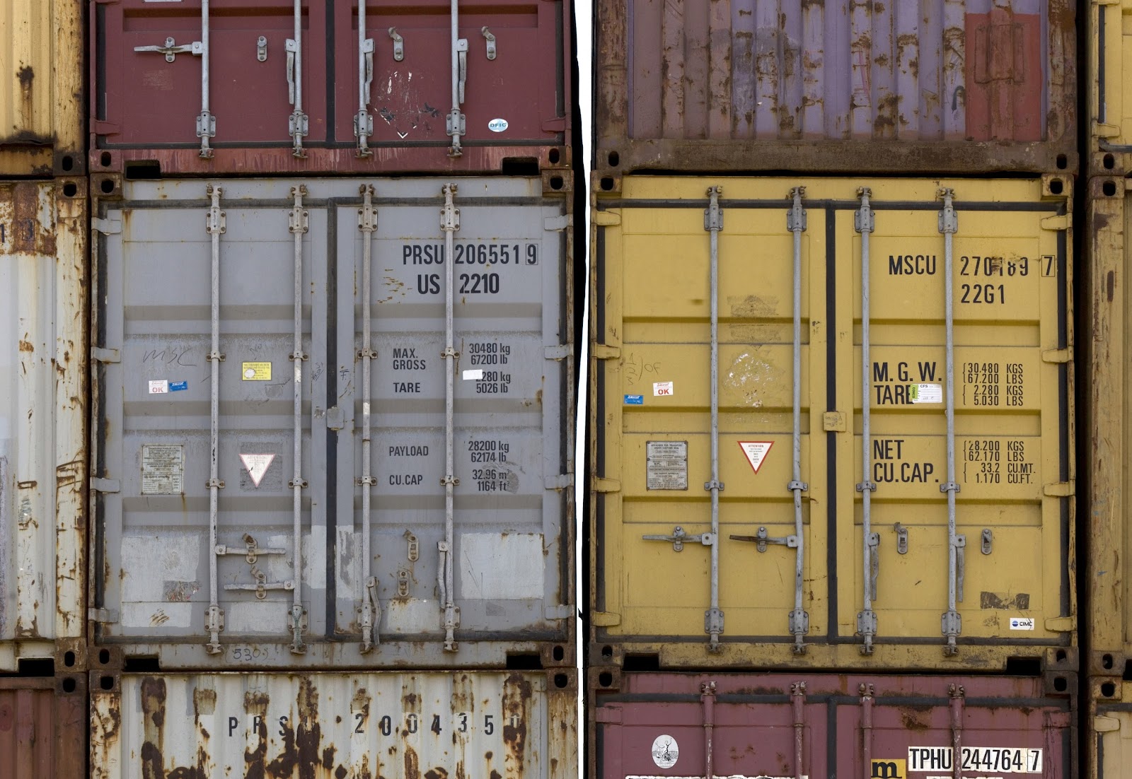Thư viện 3D: [Mapping] Metal Container Textures Part 4