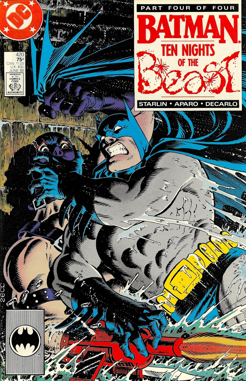 DC Comics of the 1980s: 1988 - Anatomy of a Cover - Batman #420