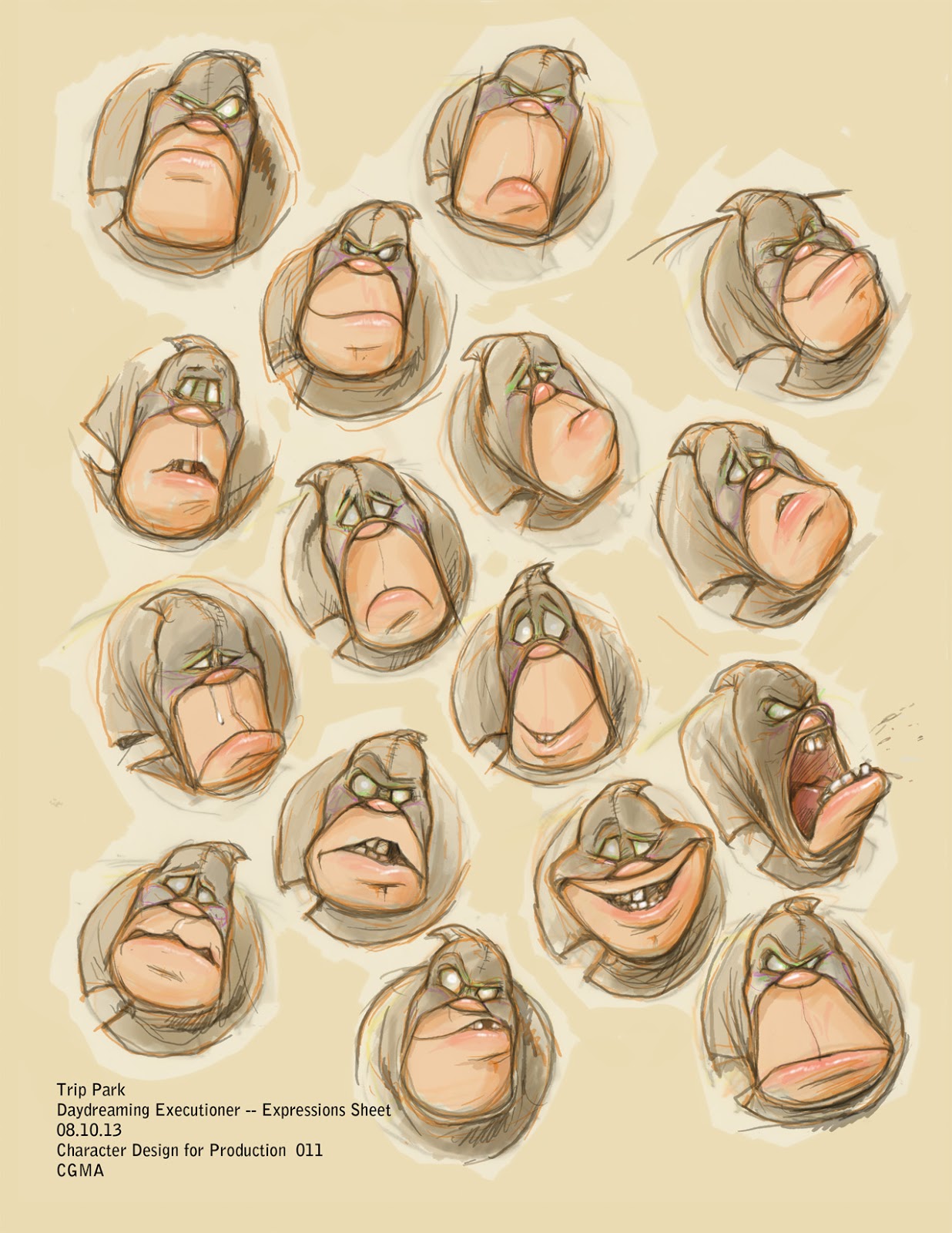 Trip Park: Expressions Sheet