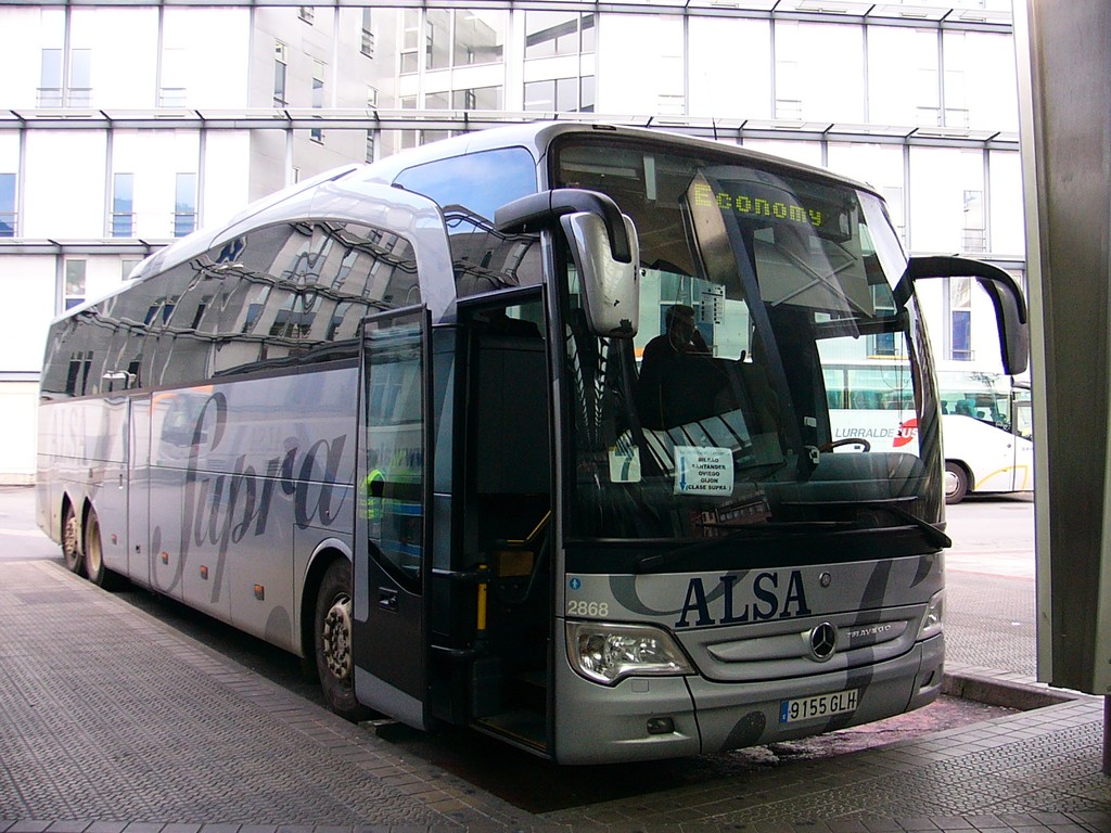 Autobuses de Bizkaia: Mercedes Travego II de Alsa Supra