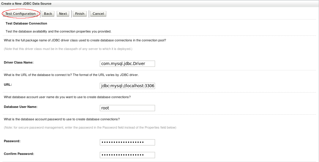 Oracle Stack How To Create A Jdbc Generic Data Sources In Weblogic 1035