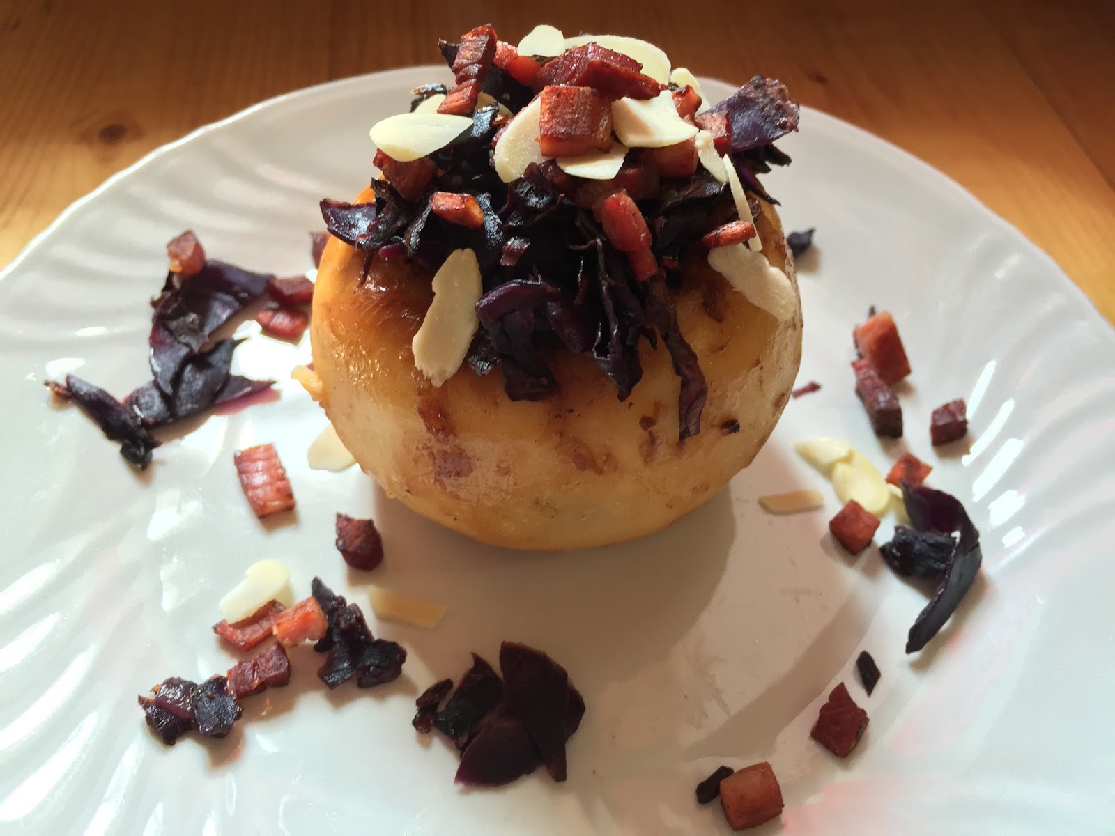 Inglourious Bananas: Red Cabbage and Bacon Stuffed Turnip // Rapa ...