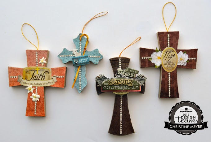 Scrapping with Christine: DIY Paper Craft Crosses