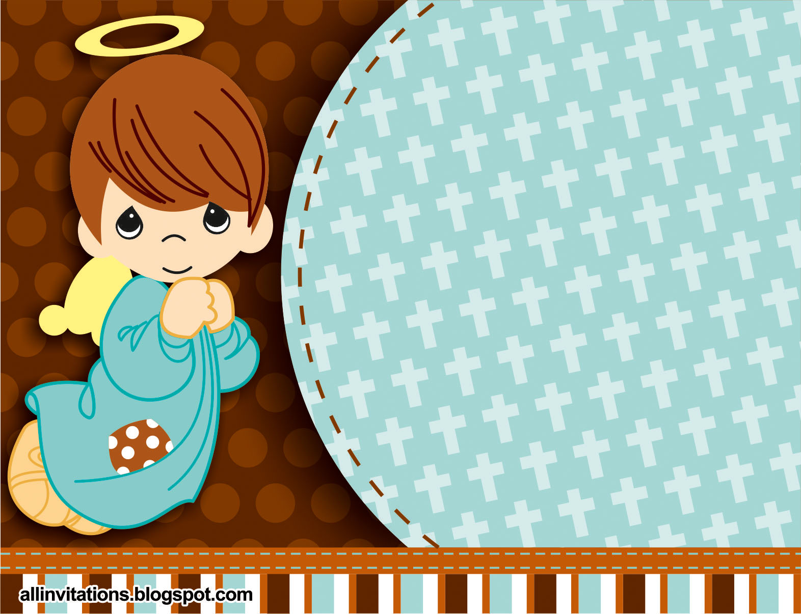 Invitación Bautizo Angelito | All Invitations