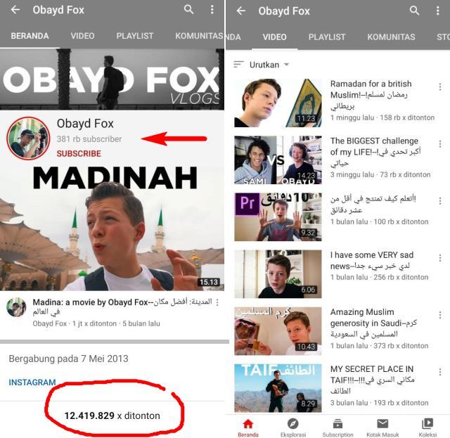 Obayd Fox, Youtuber Remaja Muslim Berdarah Inggris Yang Membuat Vlog ...