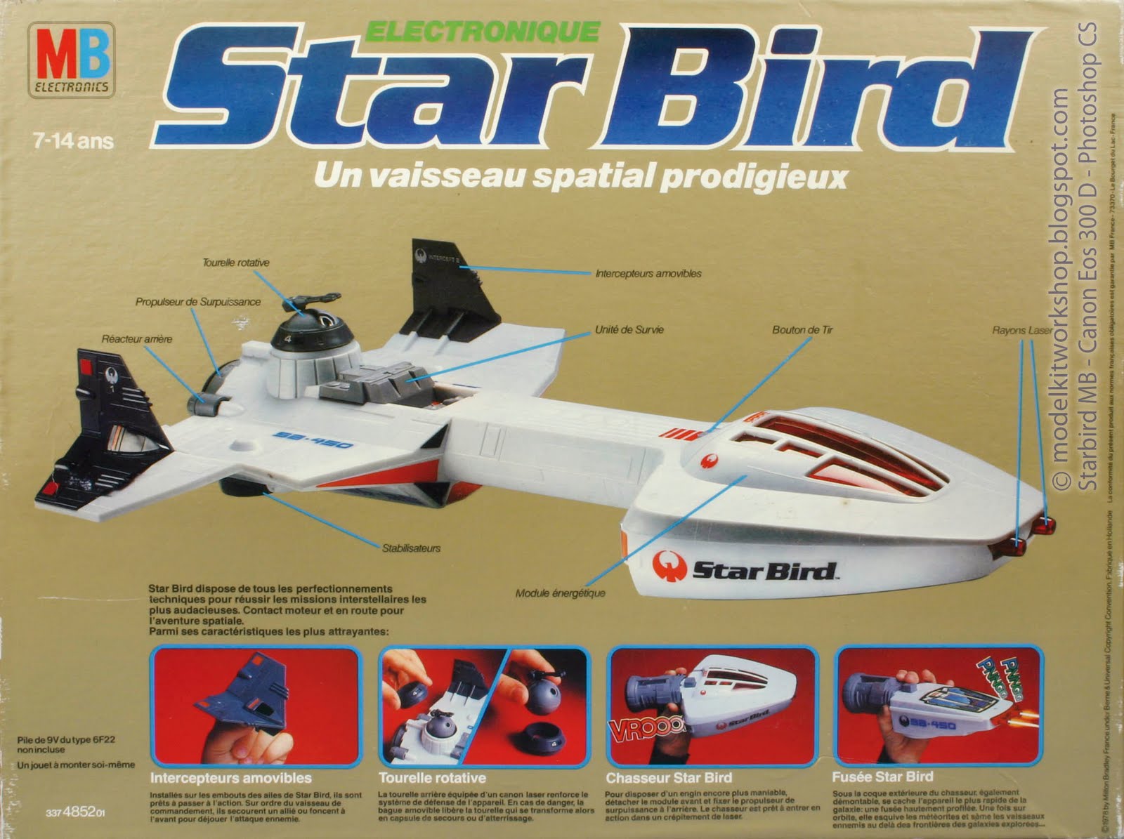 MODELKIT WORKSHOP: Starbird Spaceship : MB