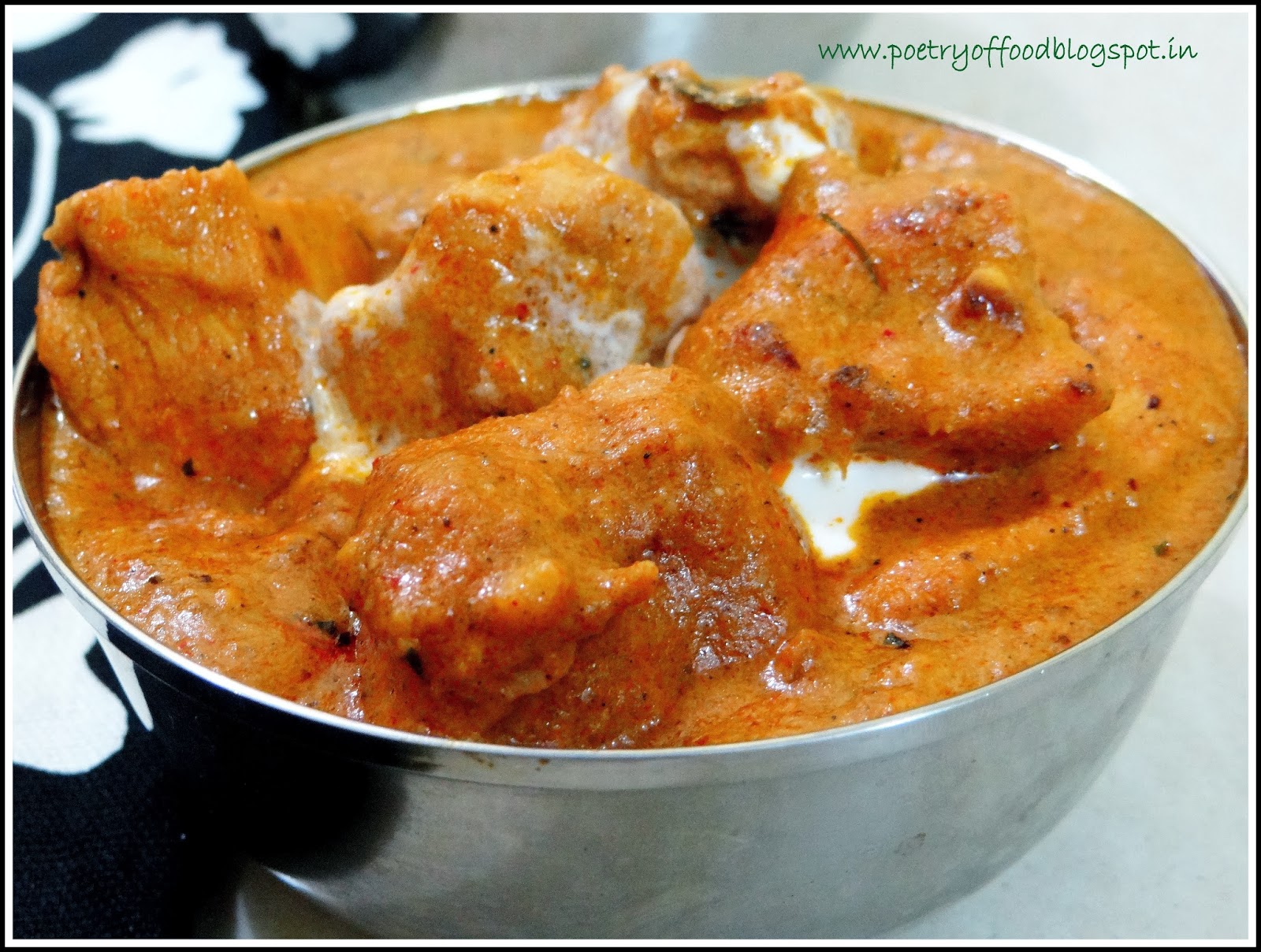 Poetry of Food: Restaurant Style Chicken Butter Masala...!
