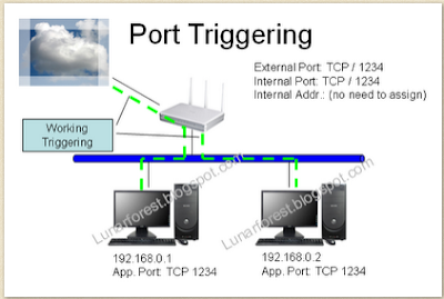 MarkS Note: Port Forwarding，Port Triggering及UPnP/NAT-PMP